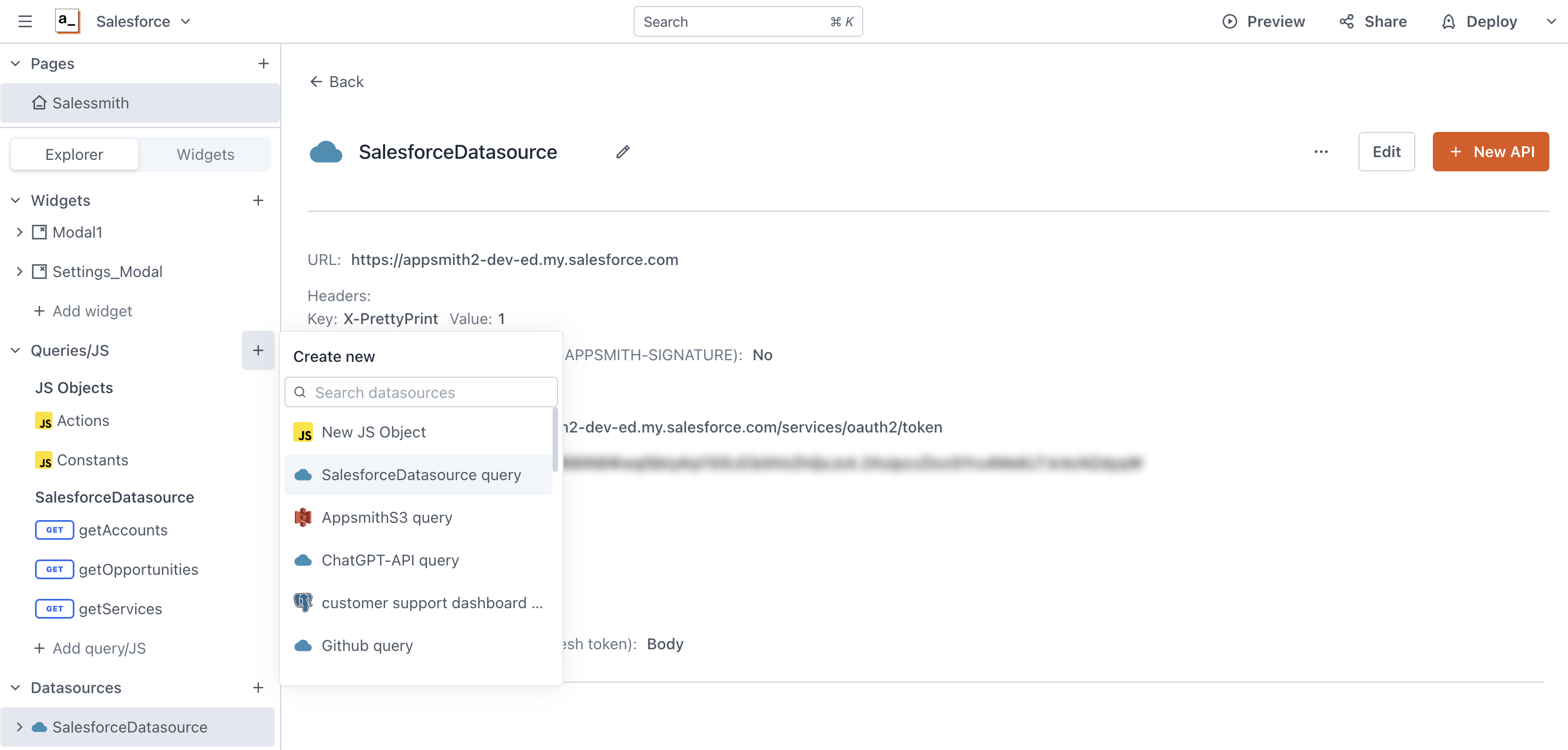 How To Integrate Salesforce Oauth2 With Appsmith Appsmith Community